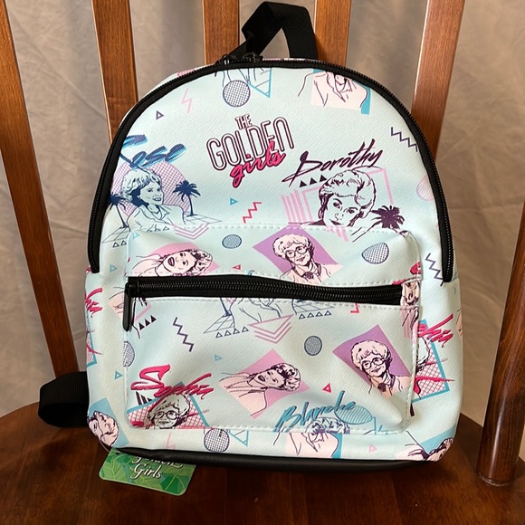 Golden Girls | Bags | Nwt Golden Girls Small Backpack Light Blue With ...